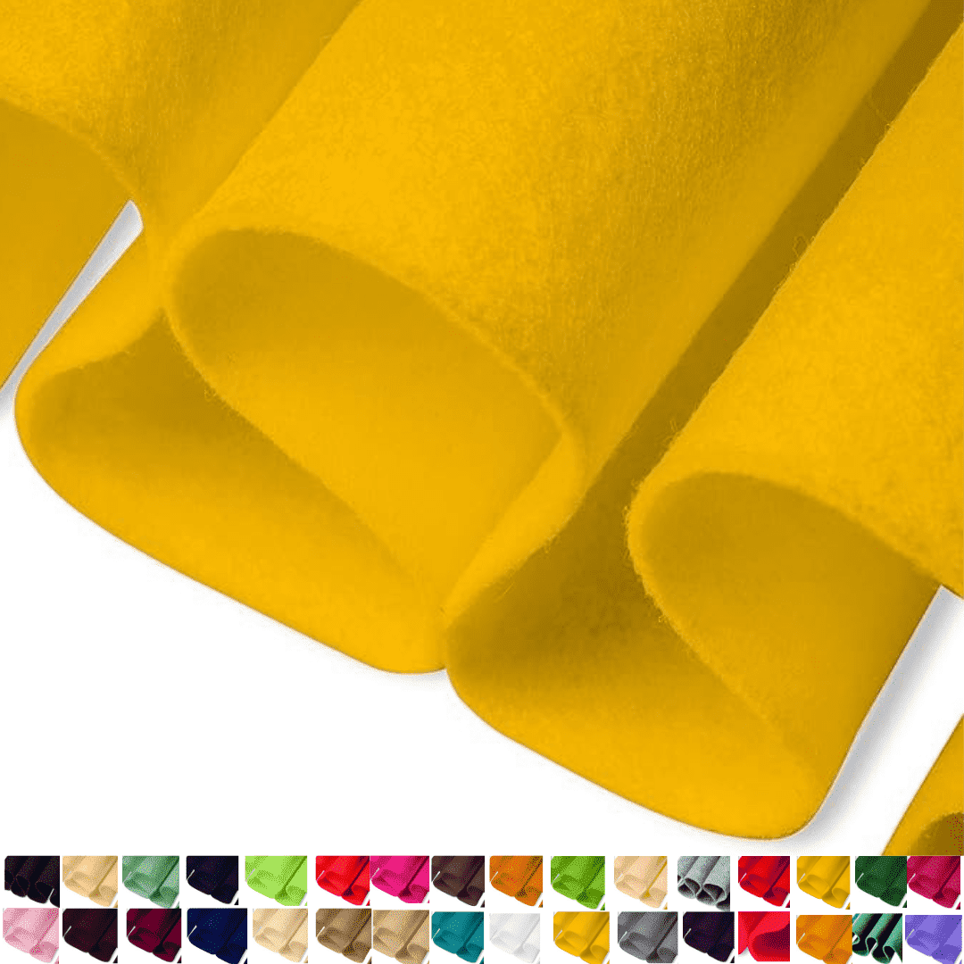 FabricLA Acrylic Felt Fabric - 72" Inch Wide 1.6mm Thick Felt by The ...