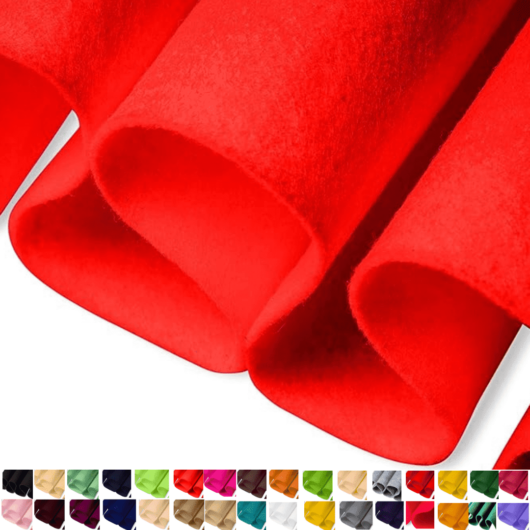 FabricLA Acrylic Felt Fabric - 72" Inch Wide 1.6mm Thick Felt by The ...