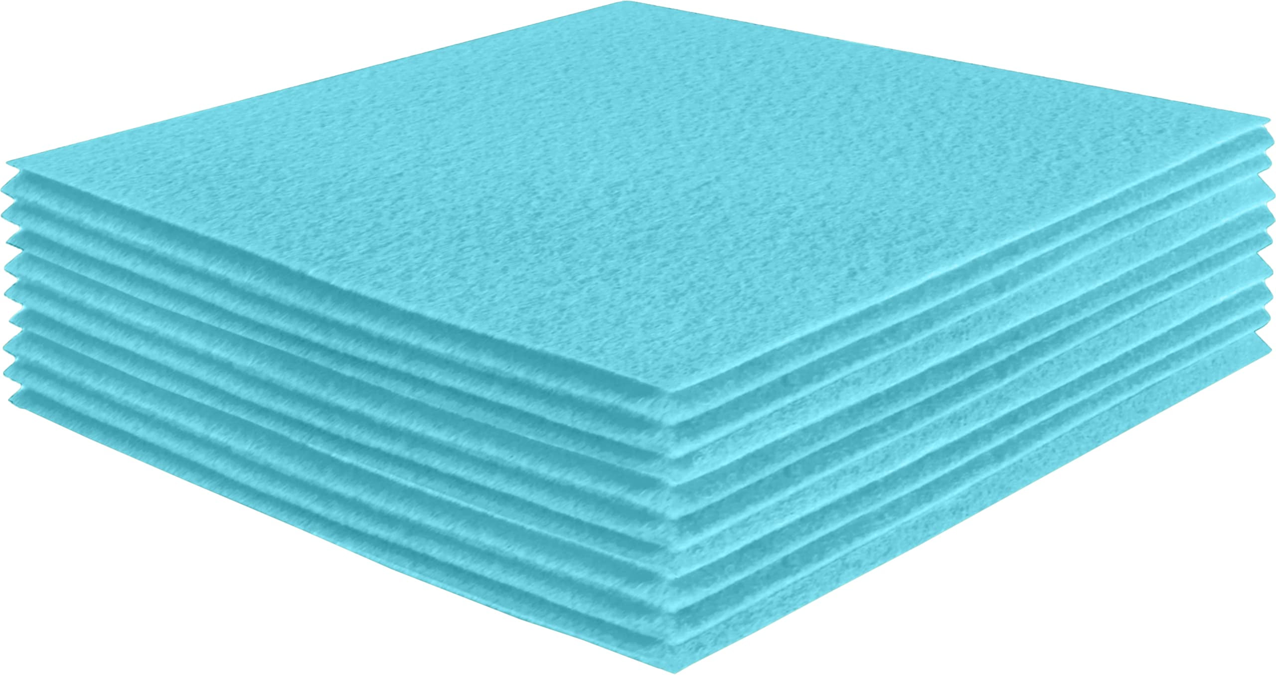 FabricLA Acrylic Felt Fabric - Pre Cut 12" X 12" Inches Felt Square ...
