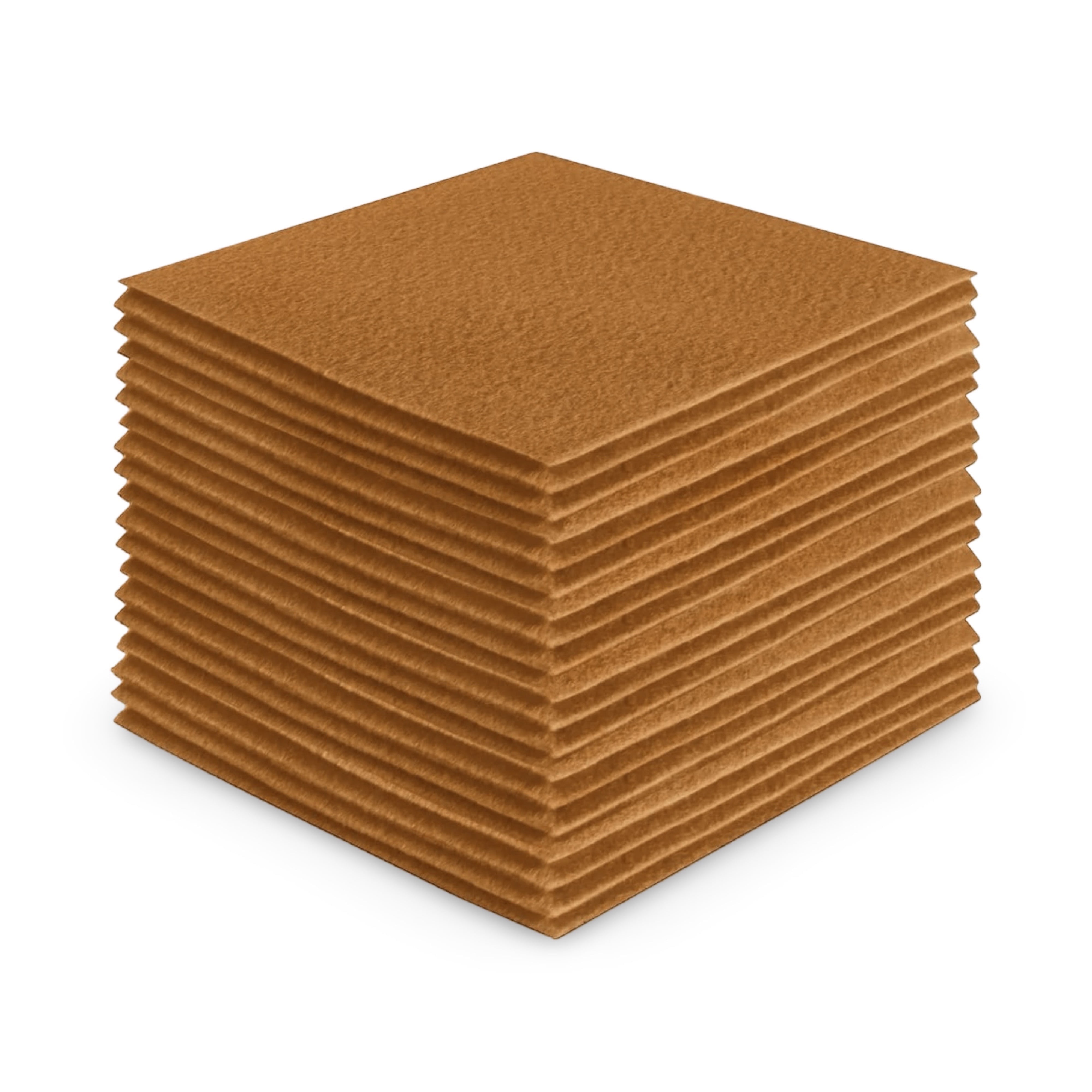 FabricLA Acrylic Felt Sheets for Crafts - Soft Precut 4" X 4" Inches ...