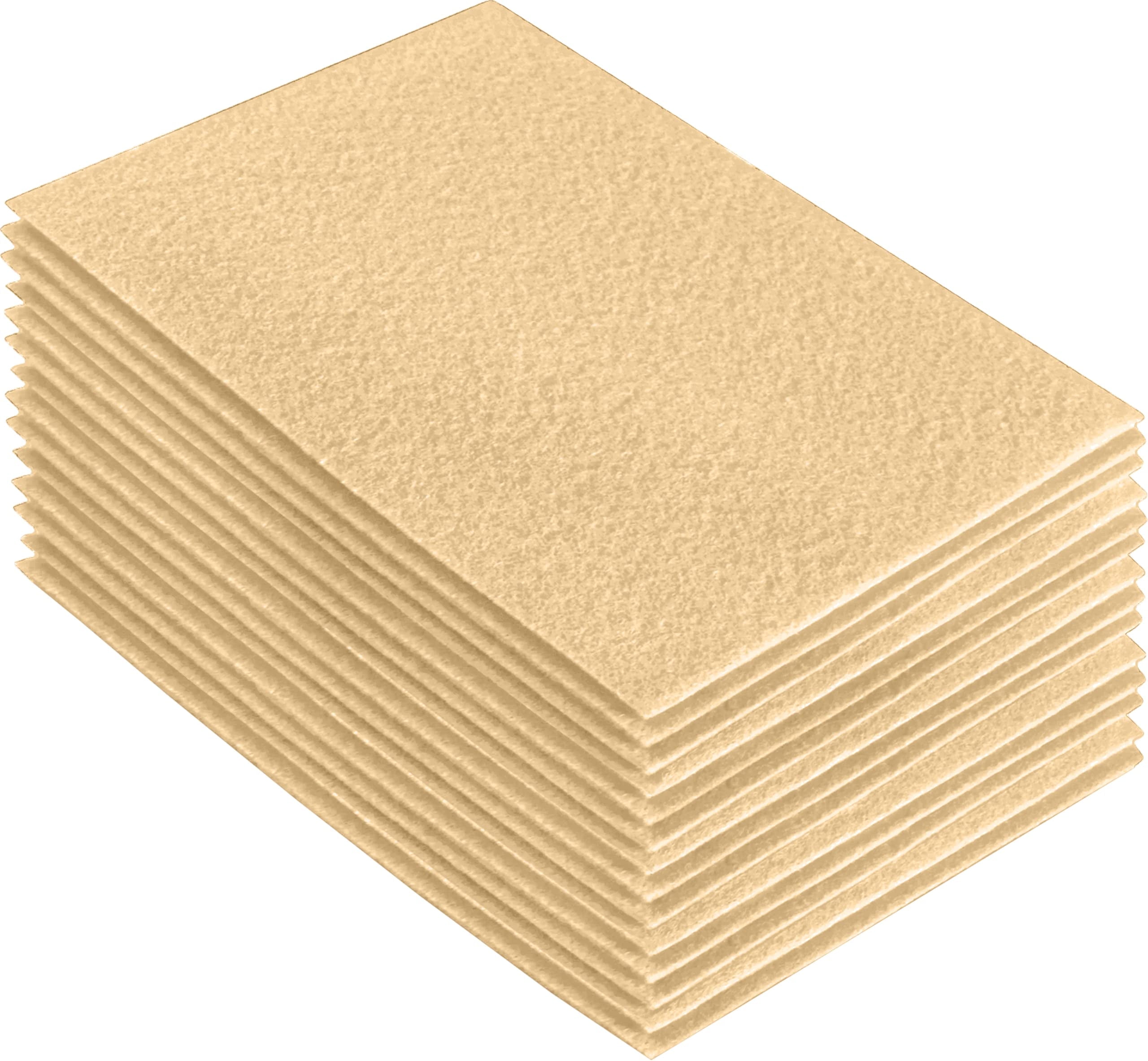 FabricLA Acrylic Felt Sheets for Crafts - Soft Precut 9" X 12" Inches ...