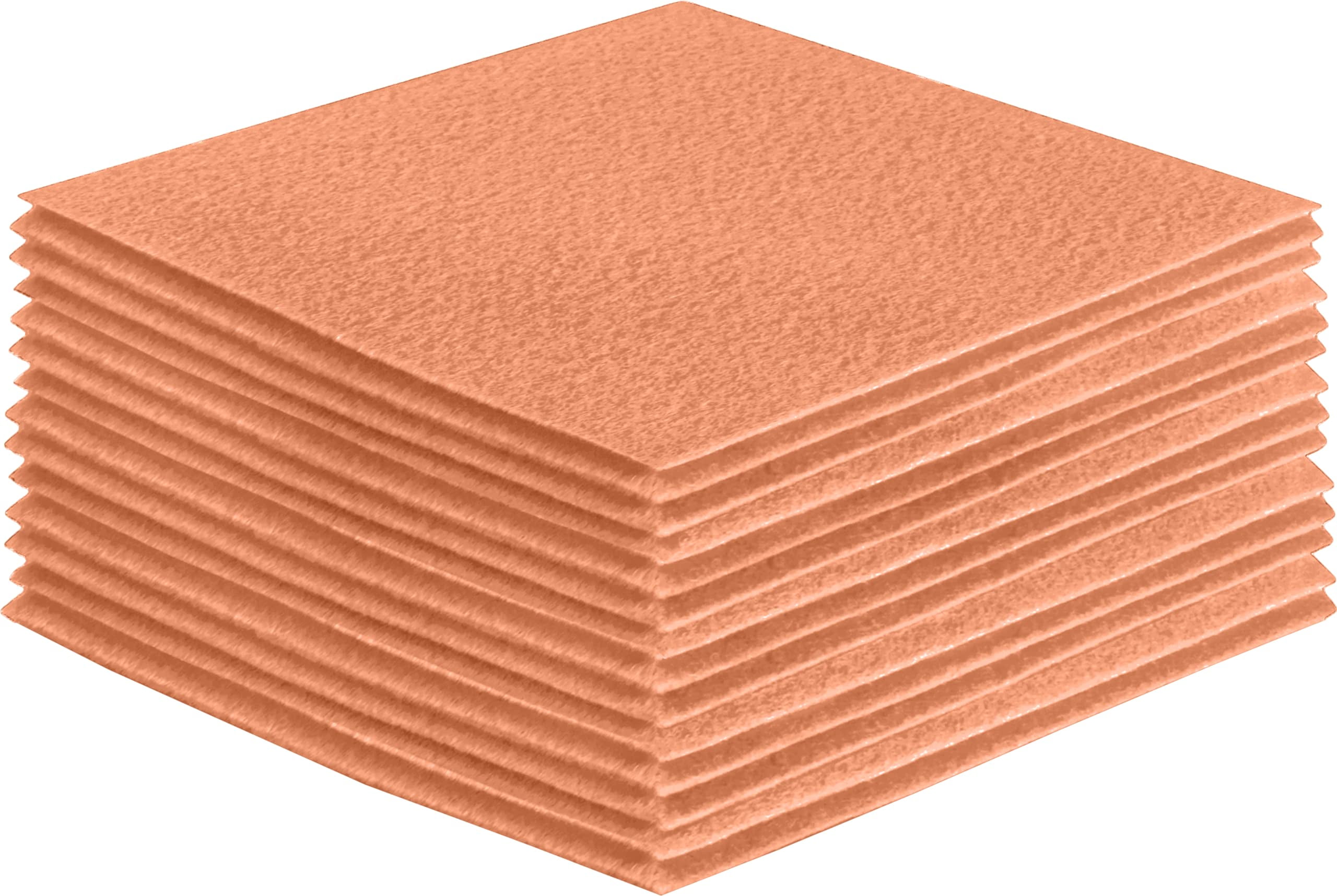 FabricLA Acrylic Felt Sheets For Crafts - Soft Precut 8" X 8" Inches ...