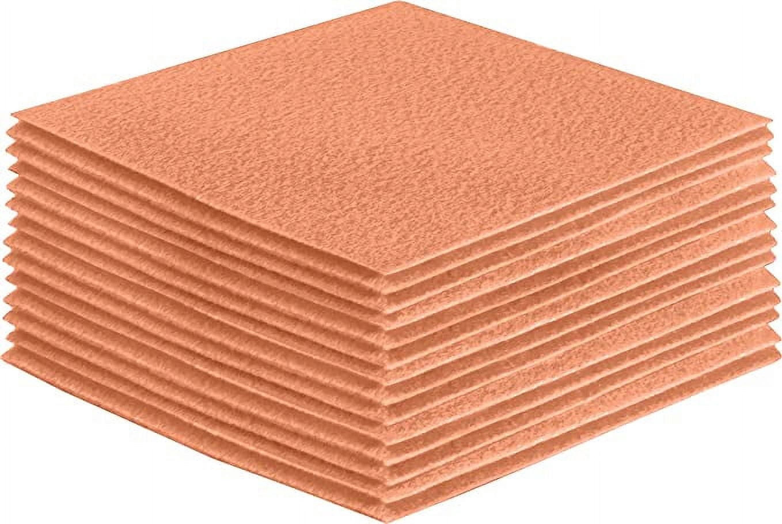 FabricLA Acrylic Felt Sheets For Crafts - Soft Precut 8" X 8" Inches ...