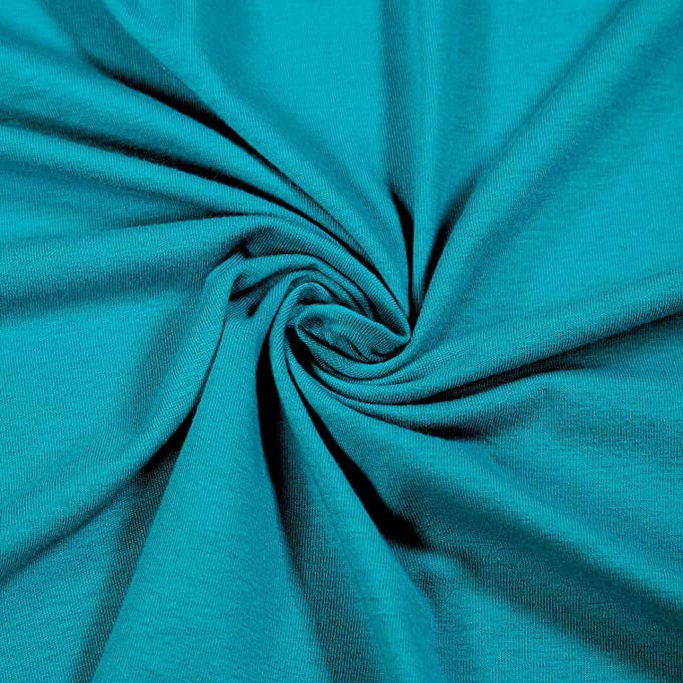 FabricLA Cotton Spandex Jersey Fabric - 10 oz, 4-Way Stretch, 60" Inch ...