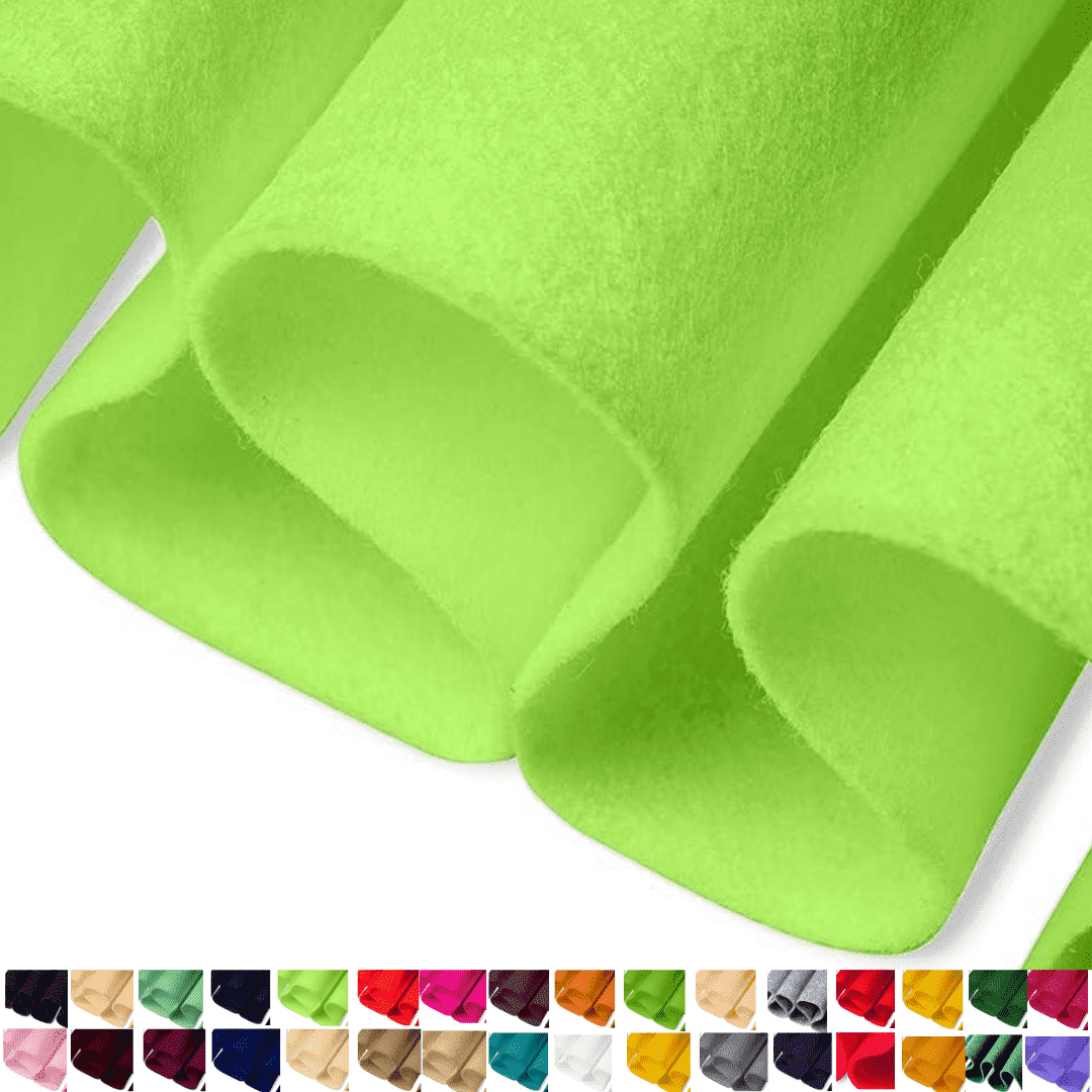 FabricLA Craft Felt Fabric - 18" X 18" Inch Wide & 1.6mm Thick Felt ...