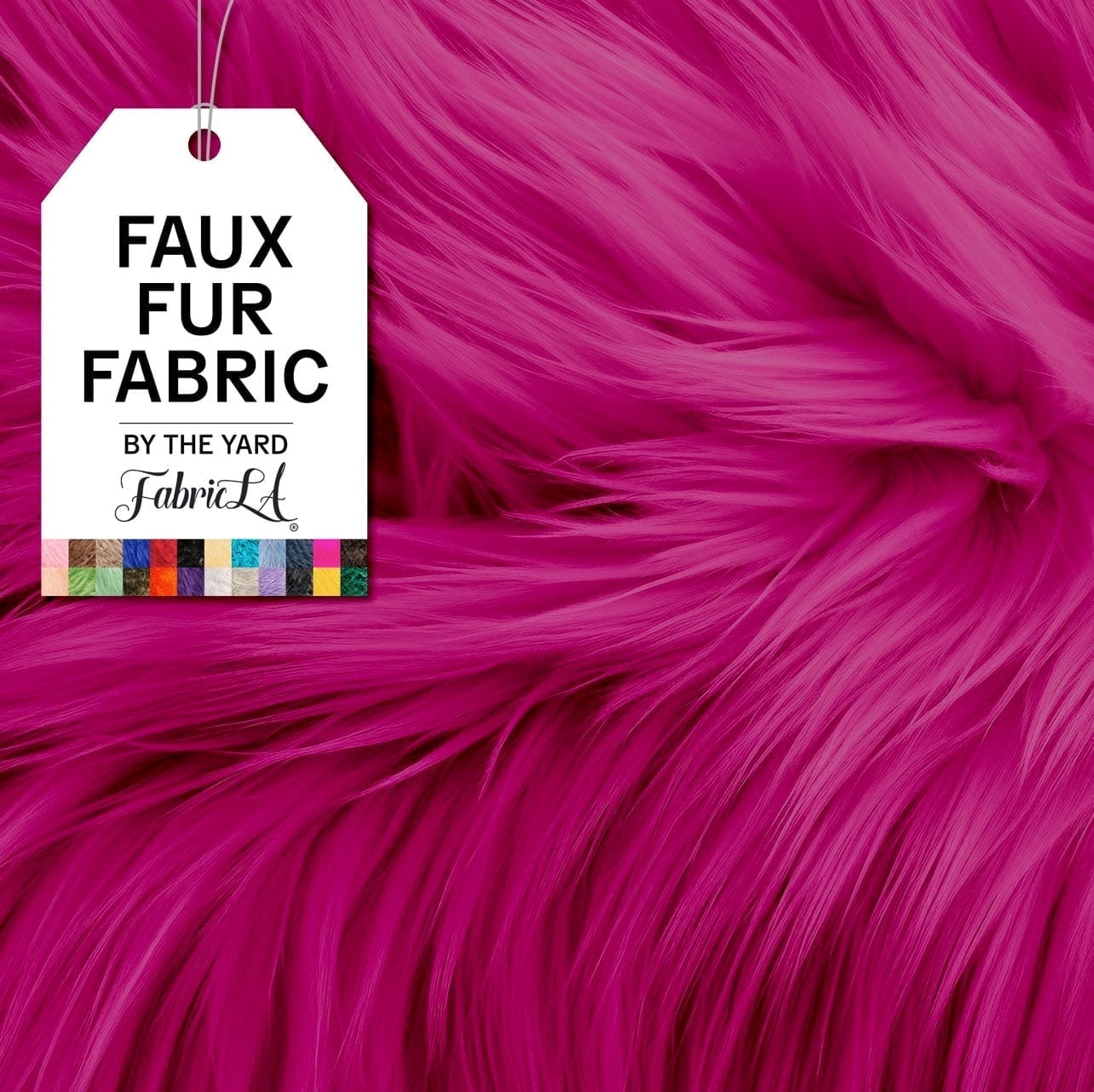 FabricLA Faux Fur Fabric Fluffy Fuzzy Fake Fur | Faux Fur Fabric by The ...