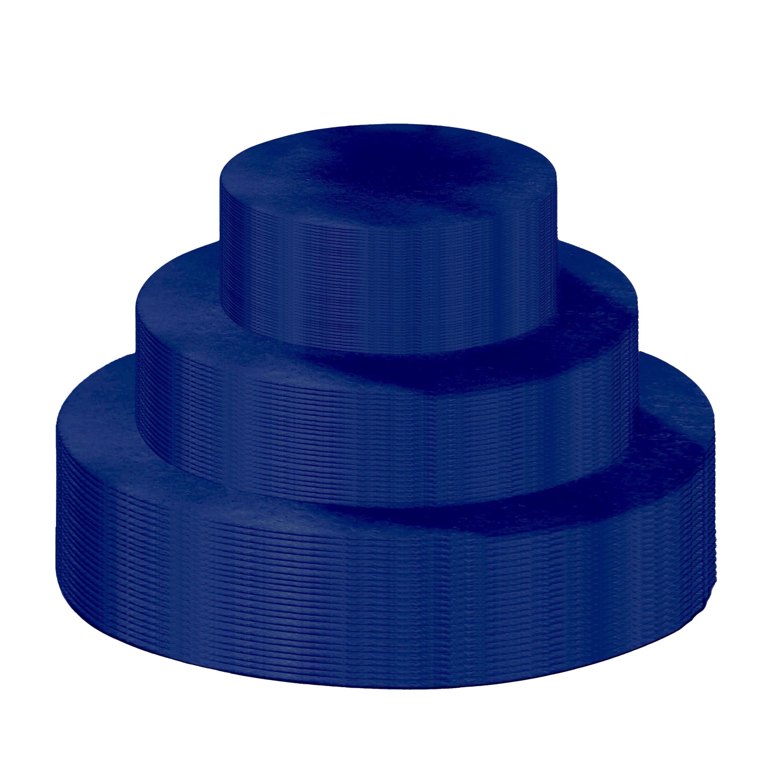 FabricLA Felt Plate Divider, 48-Piece Set of Round Navy Felt Pads for ...