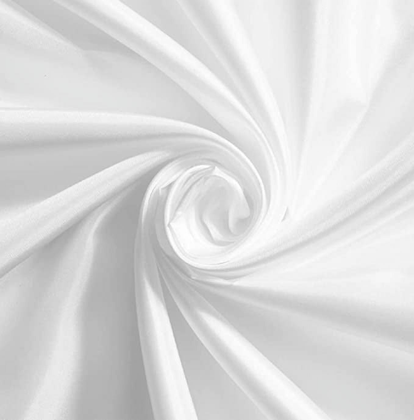 FabricLA Polyester Silk Habotai Lining Fabric 60" Wide by The Yard Use for Event Decorations for ...