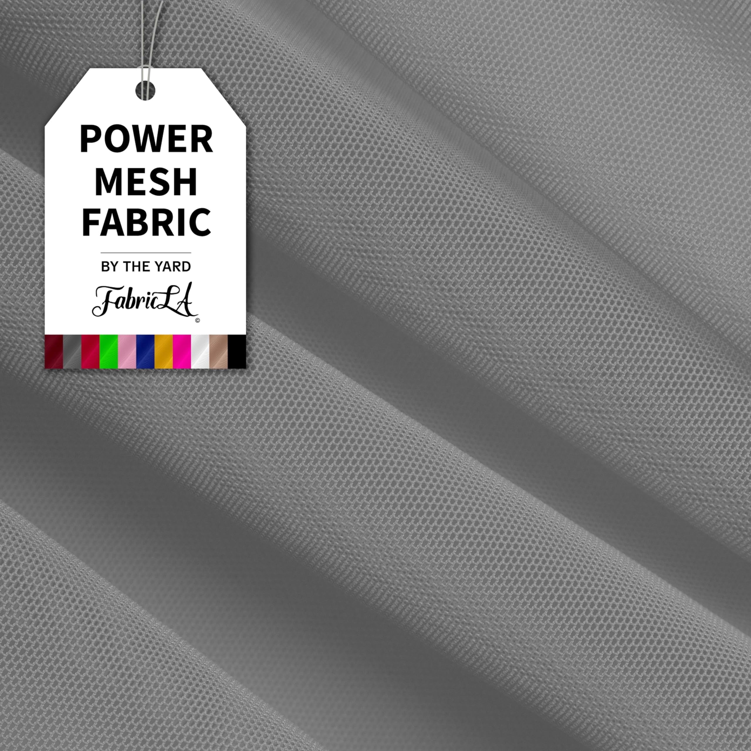 FabricLA Power Mesh Fabric | 4-Way Stretch Nylon Mesh Fabric ...