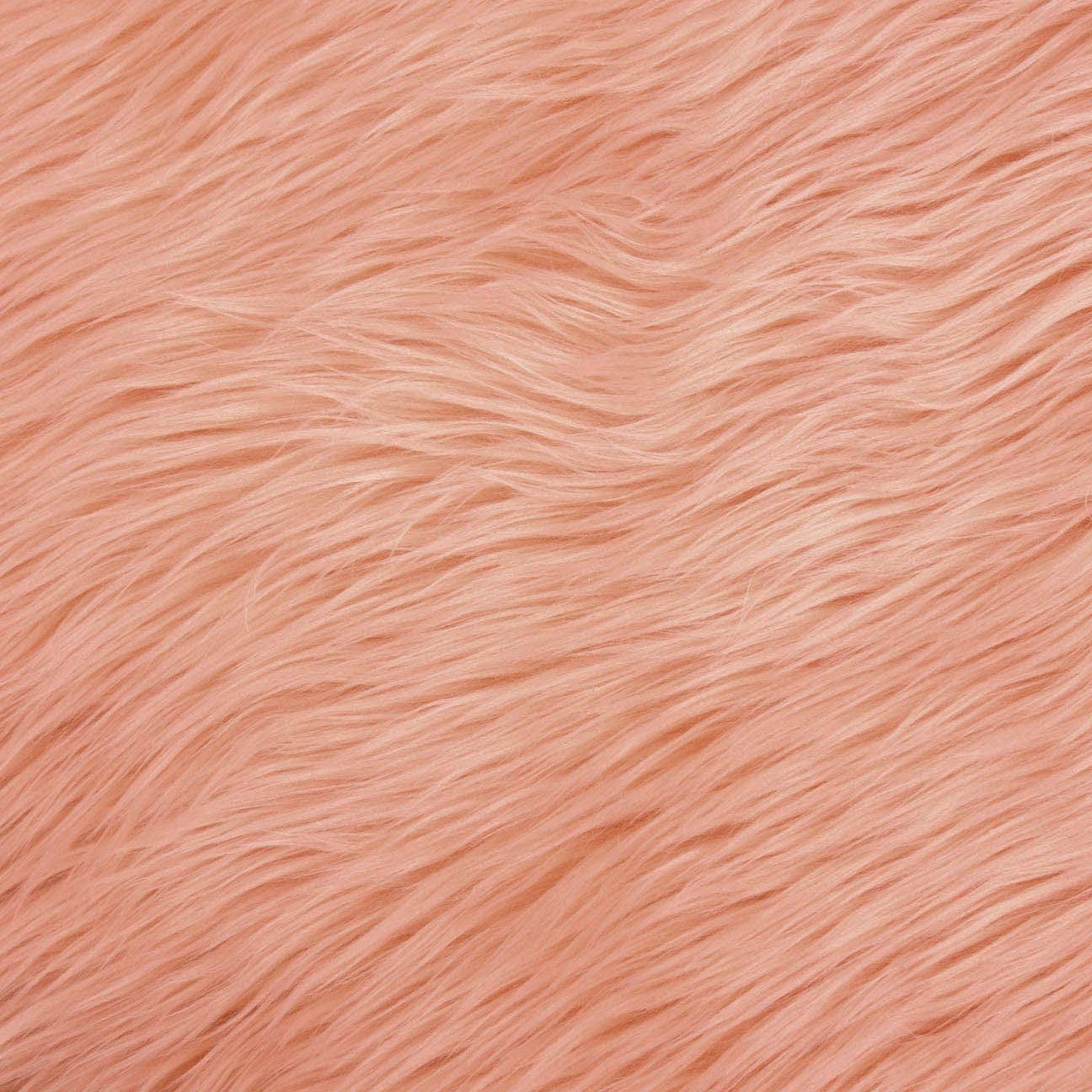 FabricLA Round Shaggy Faux Fur Fabric - 40 inches (101cm) - Circular ...