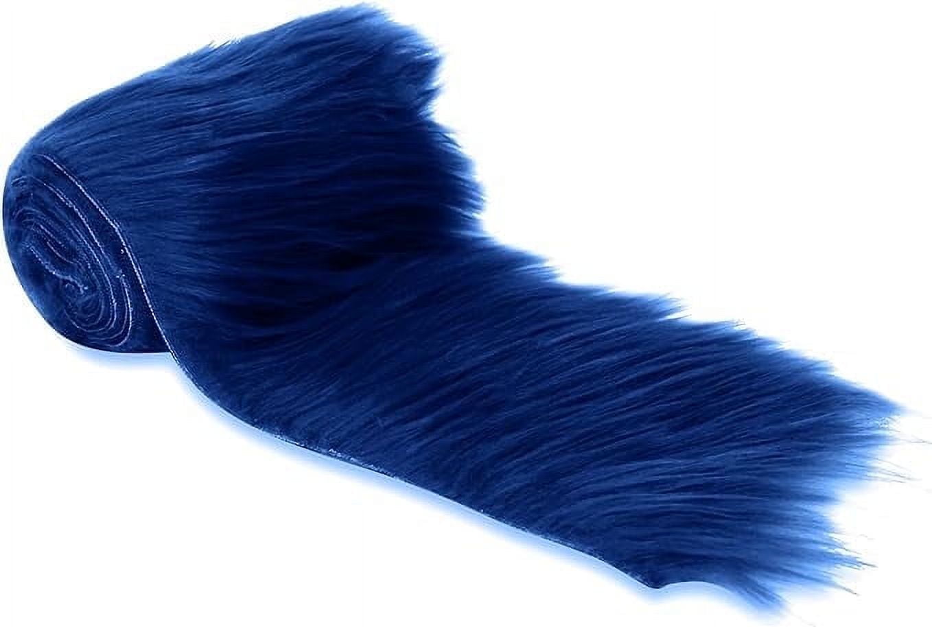 FabricLA Shaggy Faux Fur Roll - Acrylic Fabric 6" X 60" Inches Rolls of ...