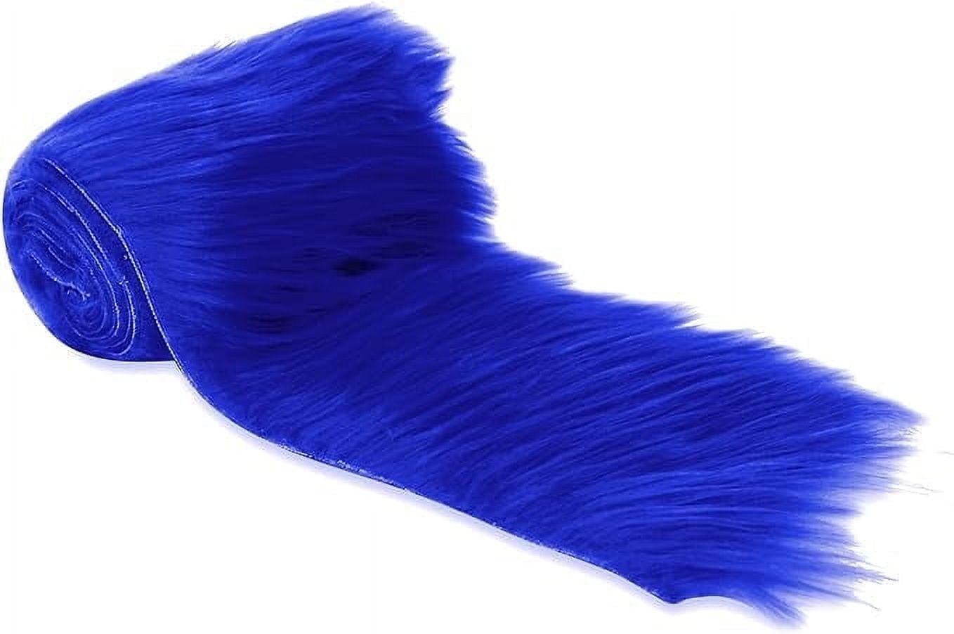 FabricLA Shaggy Faux Fur Roll - Acrylic Fabric 6" X 60" Inches Rolls of ...