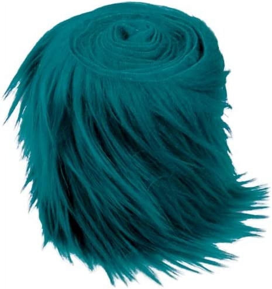 FabricLA Shaggy Faux Fur Roll - Acrylic Fabric 6" X 60" Inches Rolls of ...