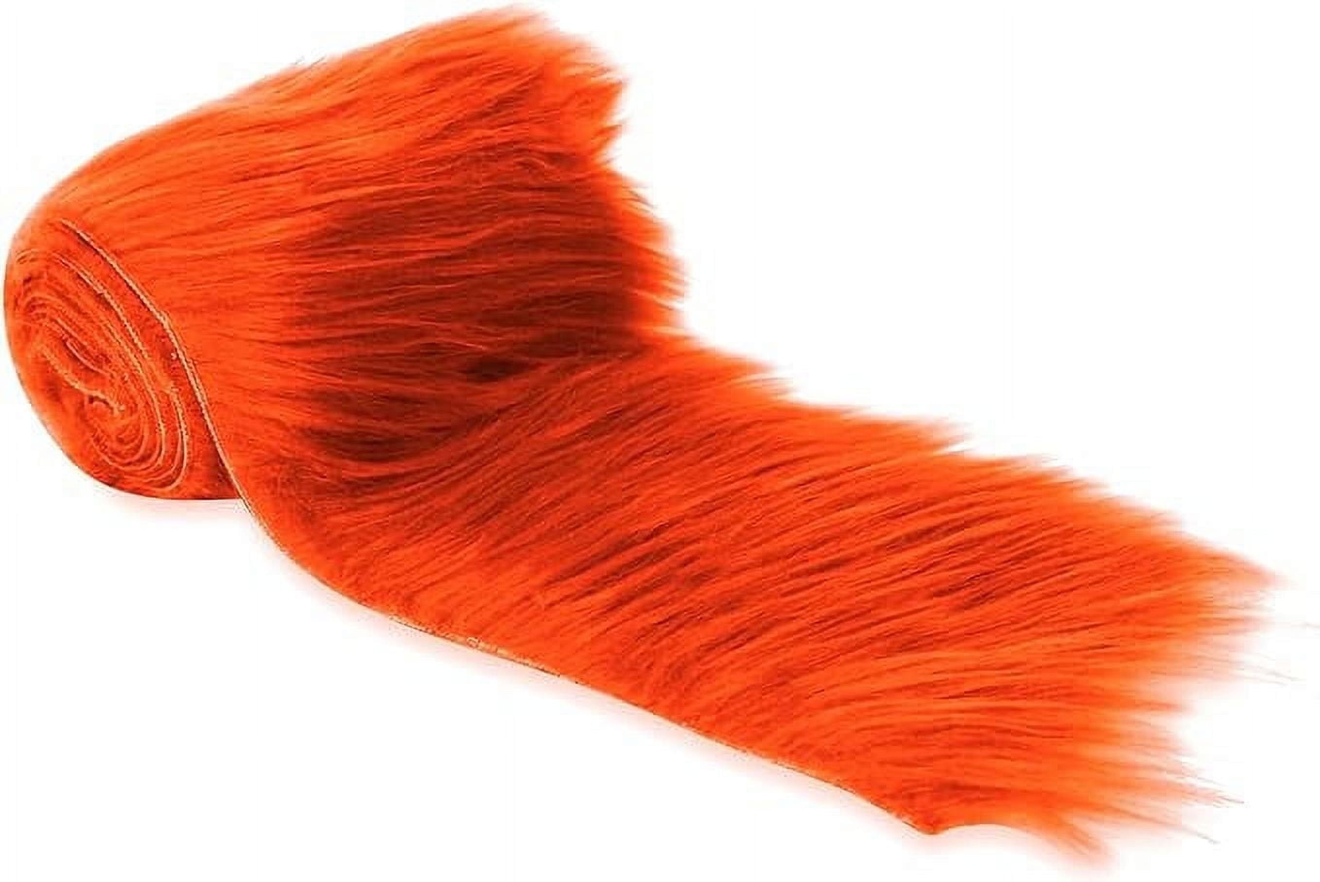 FabricLA Shaggy Faux Fur Roll - Acrylic Fabric 6" X 60" Inches Rolls of ...