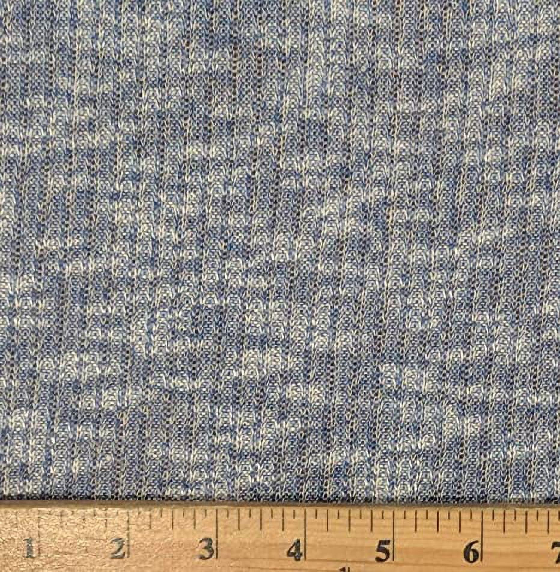 FabricLA Sweater Knit Slub 2 by 2 Knitted Hacci Fabric - Poly Rayon ...
