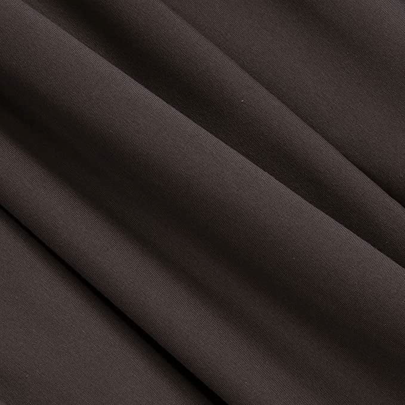 Corduroy Wovenstretch Pinwale Corduroy in Dark Brown 46" Wide Midweight ...