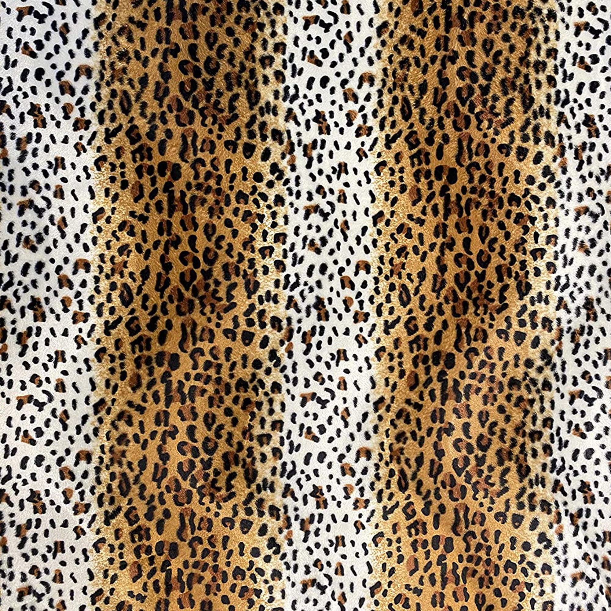 FabricLA Velboa Animal Print Faux Fur Fabric, 60" Wide, Bolt Cheetah 1 ...