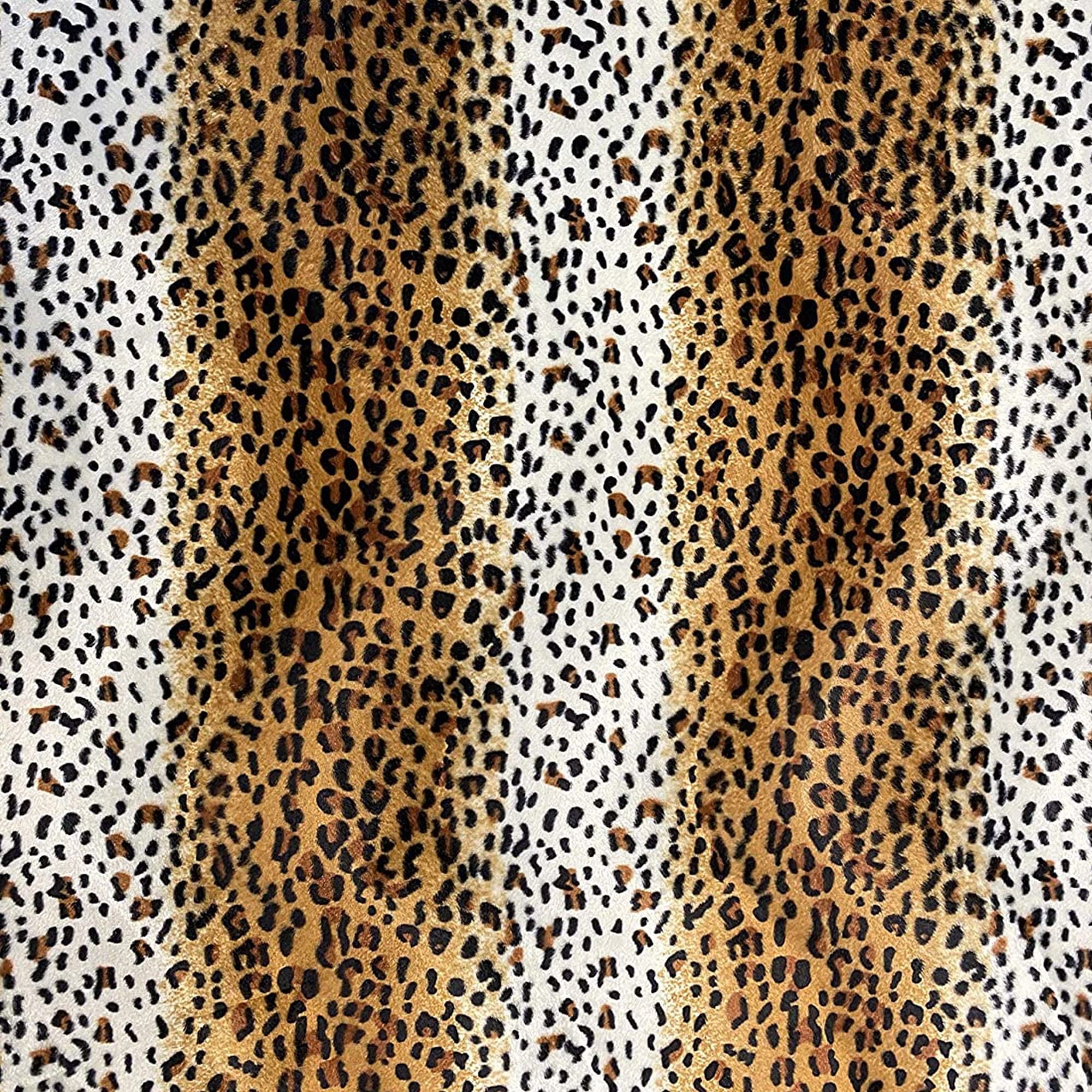FabricLA Velboa Animal Print Faux Fur Fabric, 60" Wide, Bolt Cheetah 5 ...