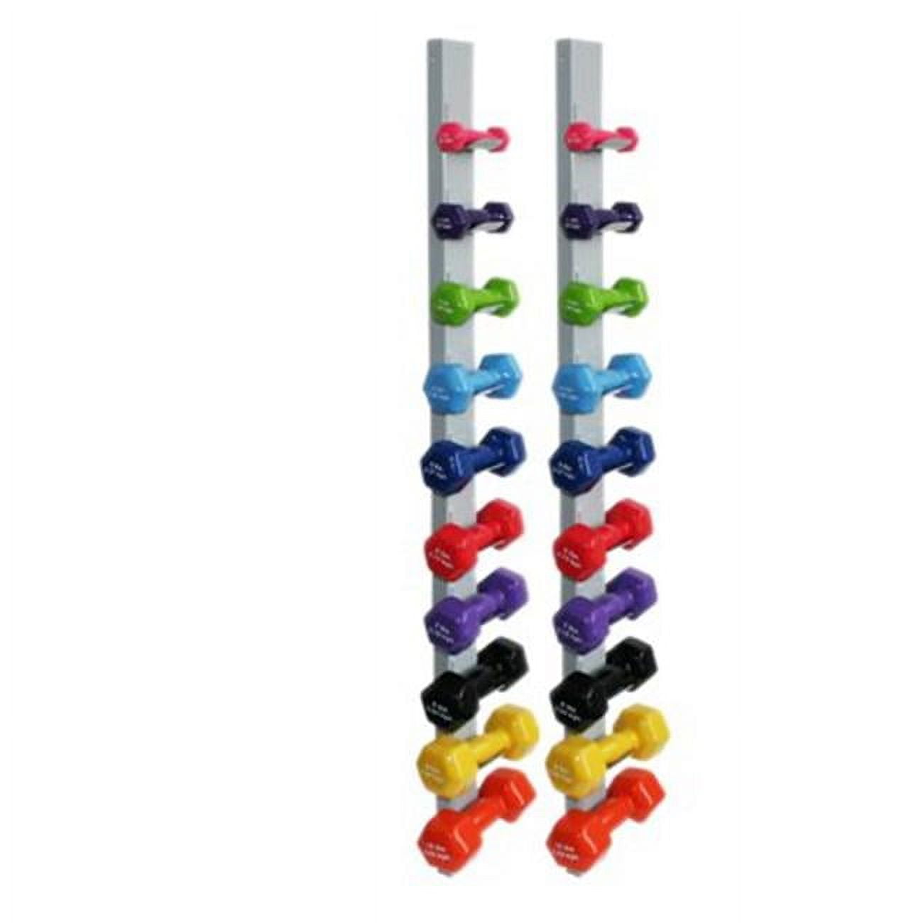 Fabrication Enterprises 10 0566 Cando Vinyl Coated Dumbbell 20 Piece