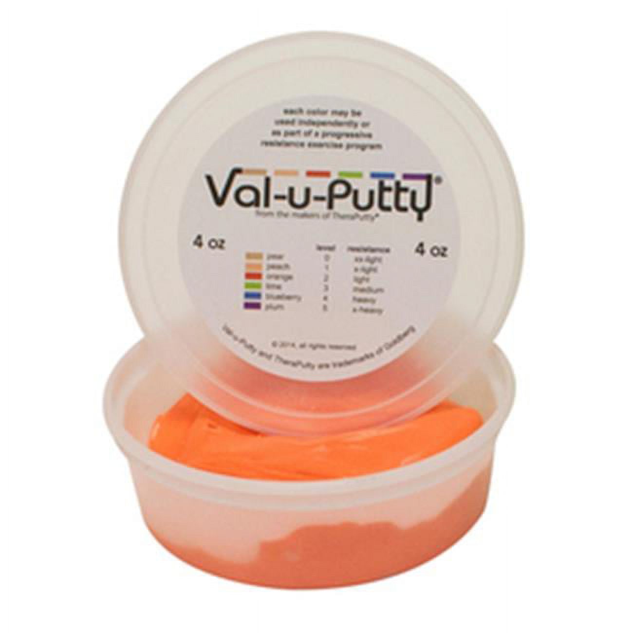 Fabrication Enterprises 10-3922 Val-U-Putty Exercise Putty, Orange - 4 ...