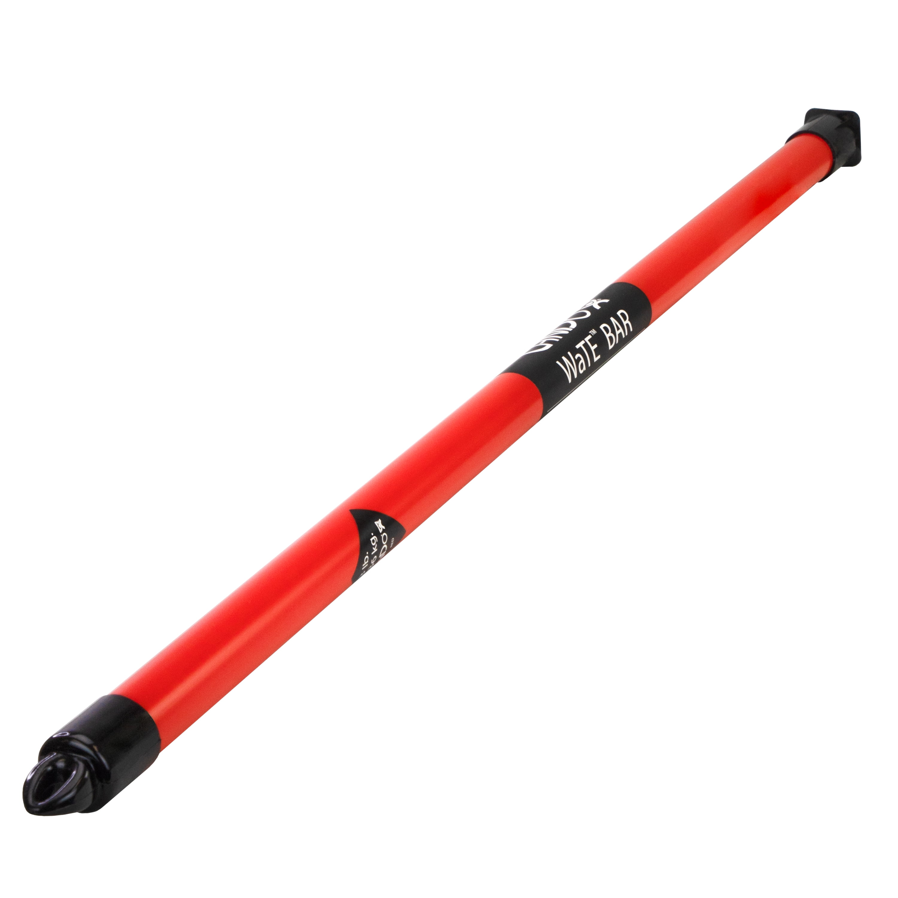 Fabrication Enterprises Anti Roll Cando Exercise Bar, Red, 3 lb ...