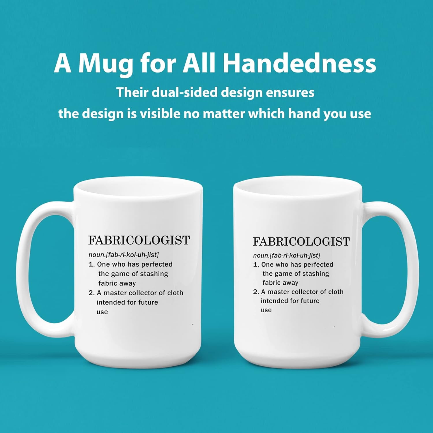 Fabricologist A Master Collector Of Cloth Definition Mug Gift To Sewer ...