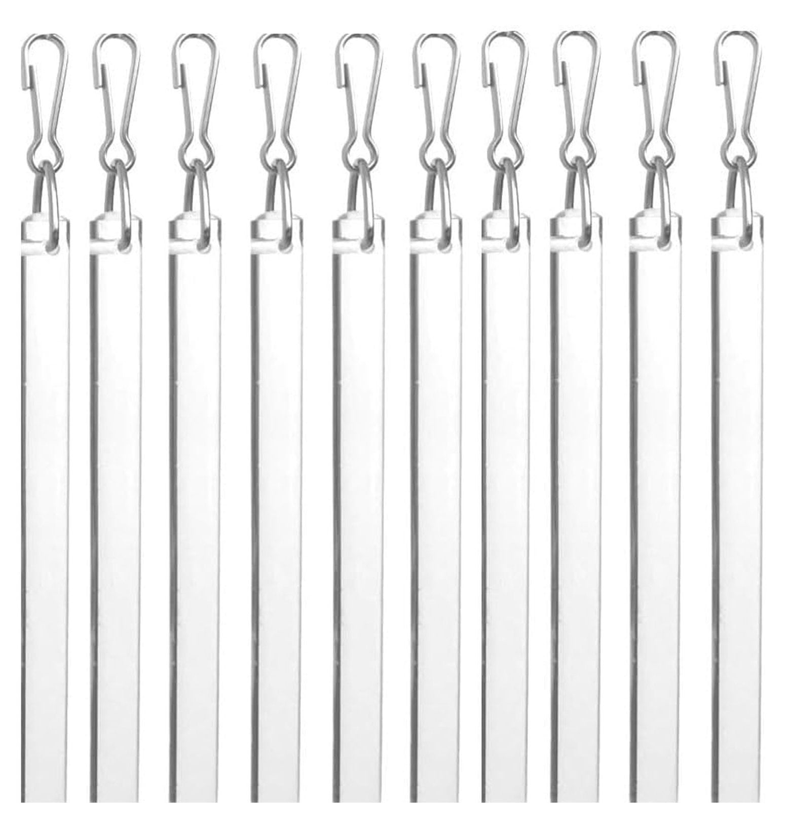 Fabrics and Drapes - 10 Pack - 36 Inch (3 Foot) Flexible Clear Acrylic ...