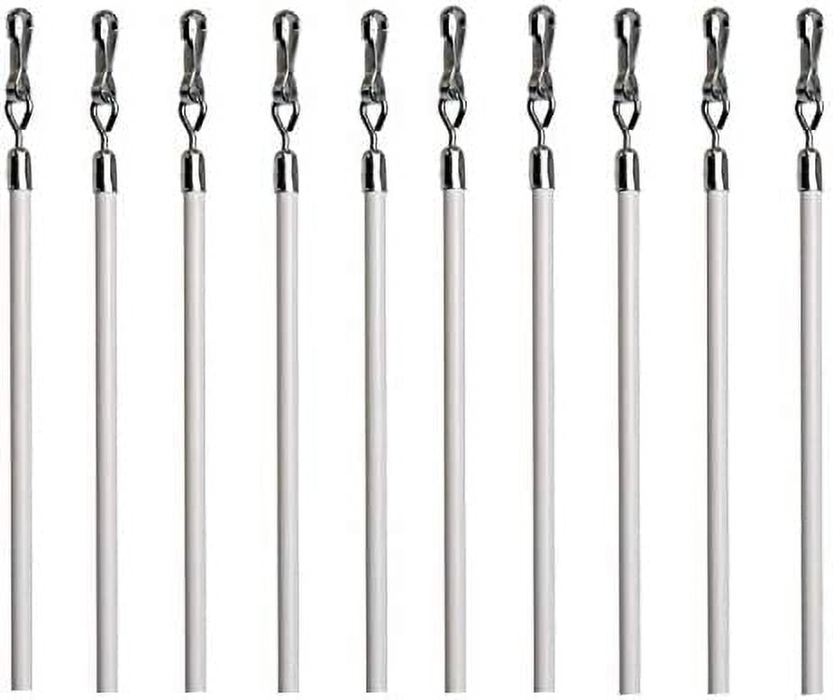 Fabrics and Drapes – 10 pack - 30 inch – Universal Drapery Pull Rod ...