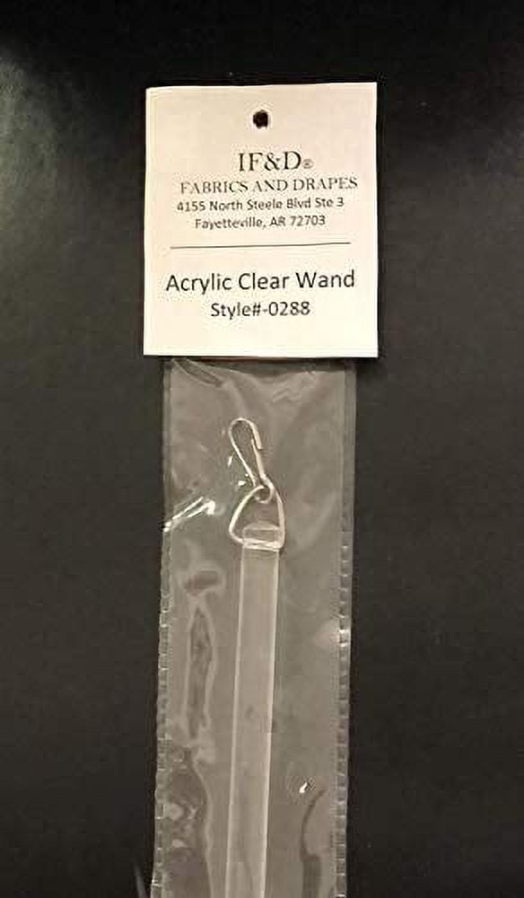 Fabrics and Drapes - 36 Inch (3 Foot) - 12 Pack - Clear Acrylic Lucite ...