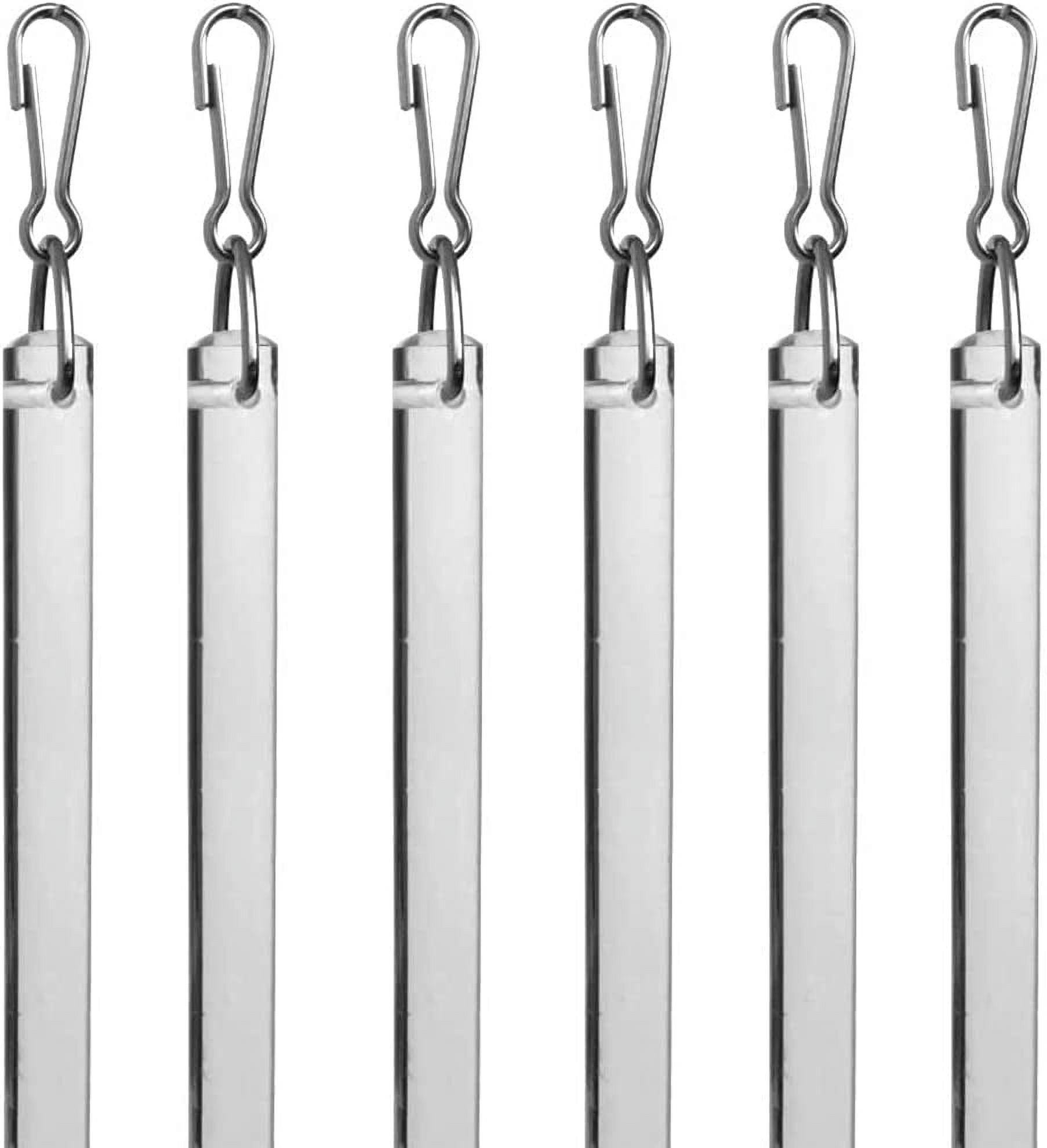 Fabrics and Drapes - 36 Inch (3 Foot) - 6 Pack - Clear Acrylic Lucite ...