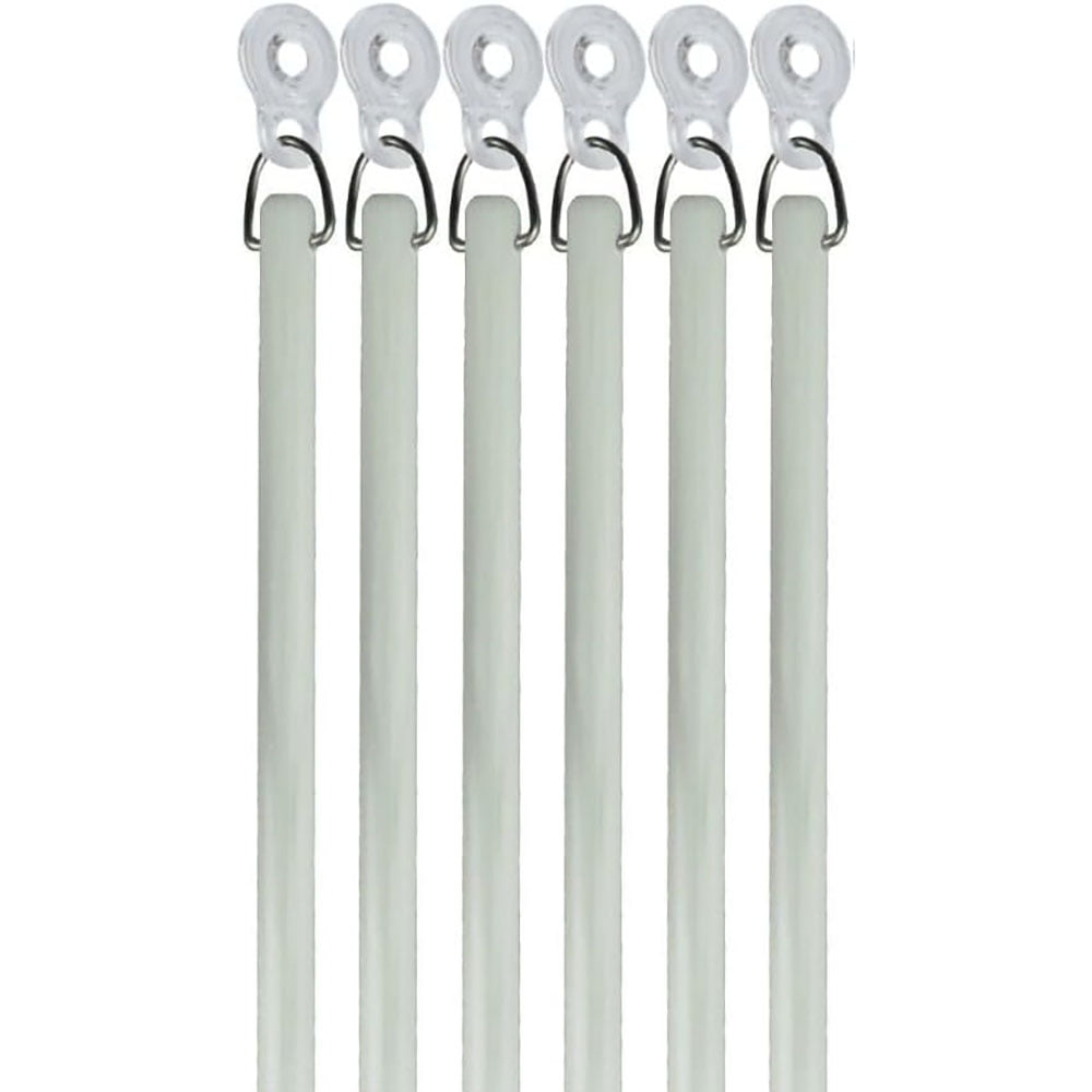 Fabrics and Drapes - 36 Inch - 6 Pack - White Fiberglass Drapery ...