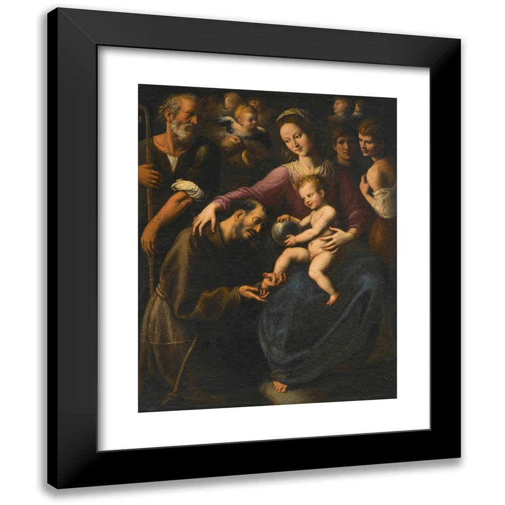 Fabrizio Santafede 12x14 Black Modern Framed Museum Art Print Titled ...