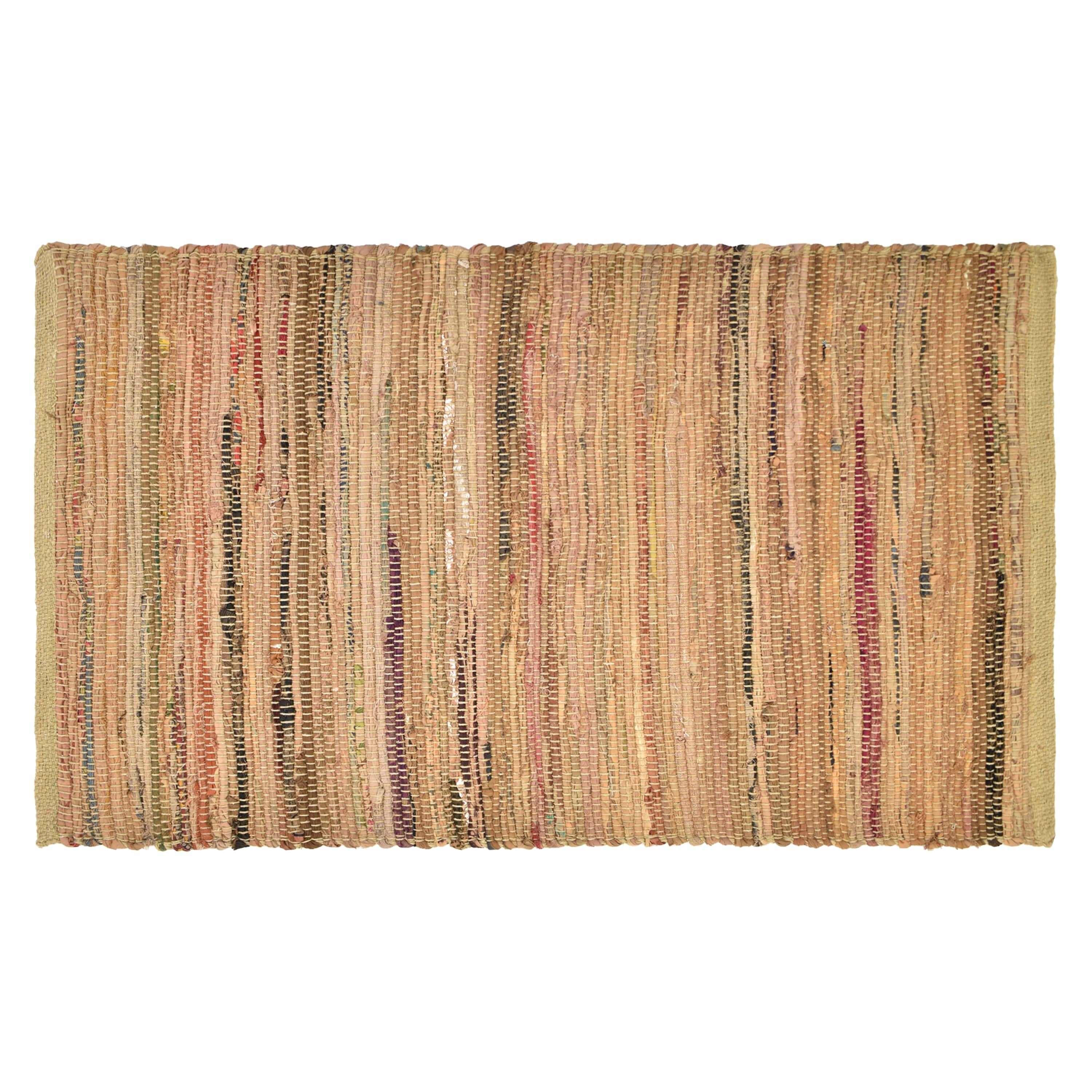 Fabstyles Premium Cotton Handmade Area Rag Rug Living Room, Hallway ...