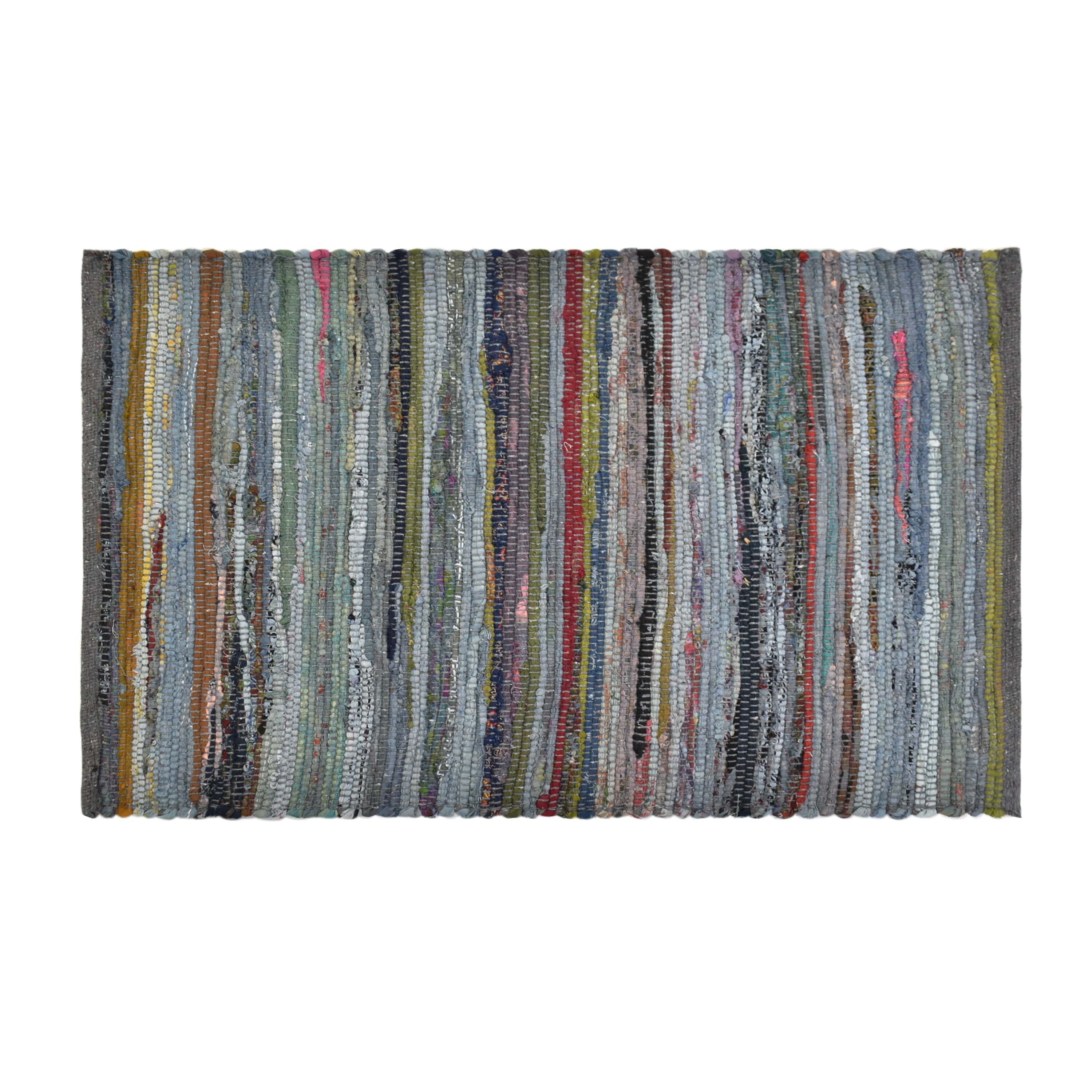 Fabstyles Premium Cotton Handmade Area Rag Rug Living Room, Hallway ...