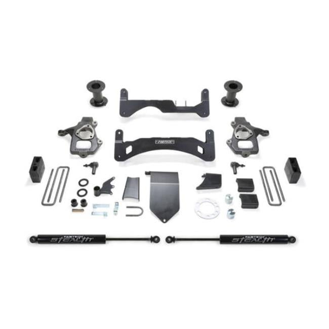 Fabtech 6 in. Basic Lift System G2 with Stealth for 2014-2018 GM CK1500 ...