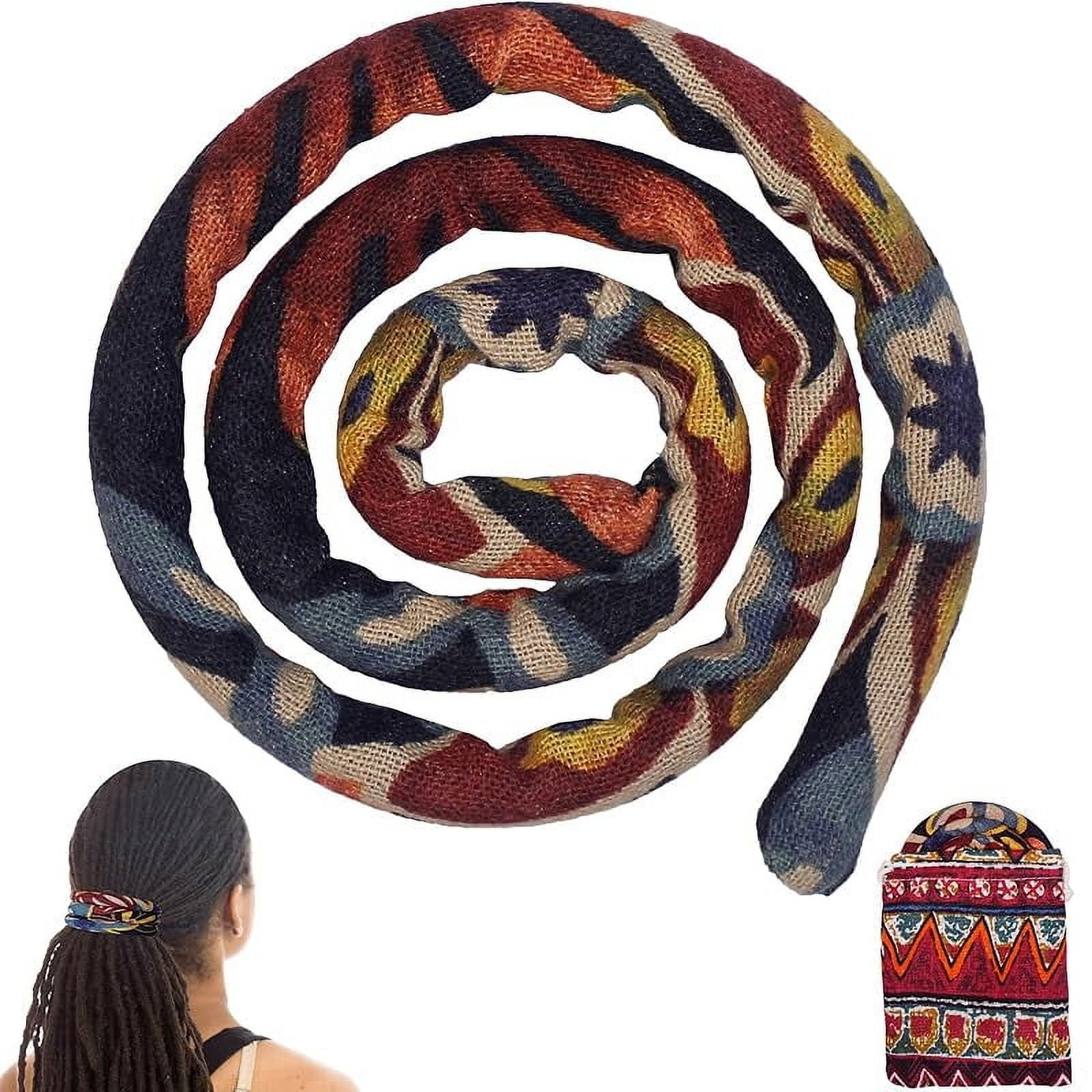 Fabufoli Spiral Lock Hair Tie Dreadlock Accessory Bendable Hair Ties ...