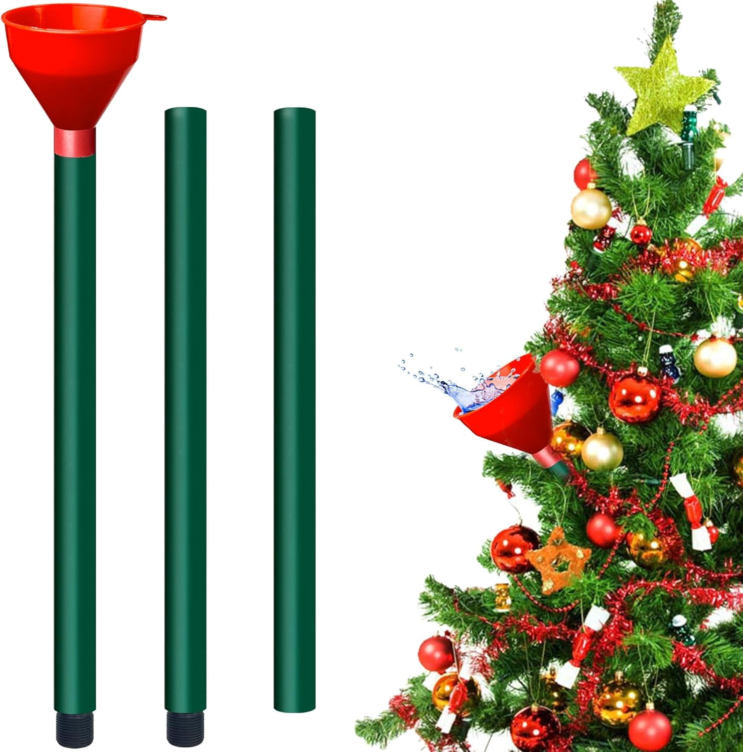 Fabulas Christmas Tree Watering Funnel, 47 Inch Xmas Tree Watering ...