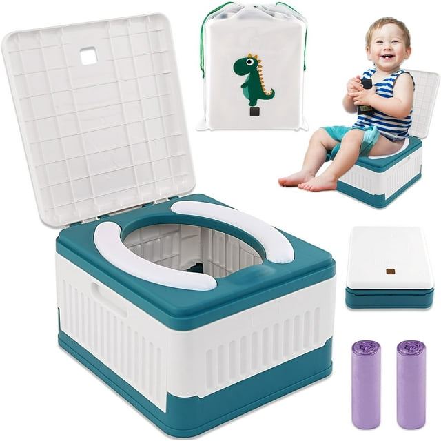 Fabulas Portable Potty for Toddler Travel, Foldable Travel Potty ...