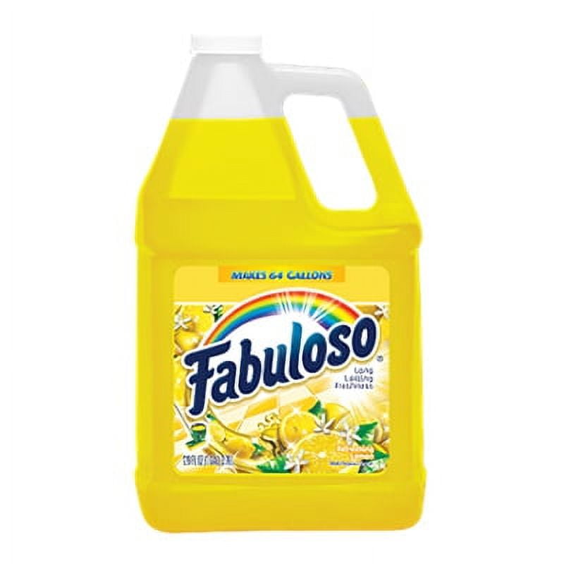 Fabuloso 128 OZ All Purpose Cleaner Lemon Scent Cleans & Leaves A, Each ...