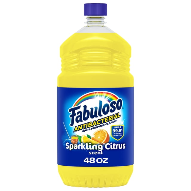 Fabuloso Antibacterial Multi-Purpose Cleaner, Sparkling Citrus, 48 oz ...