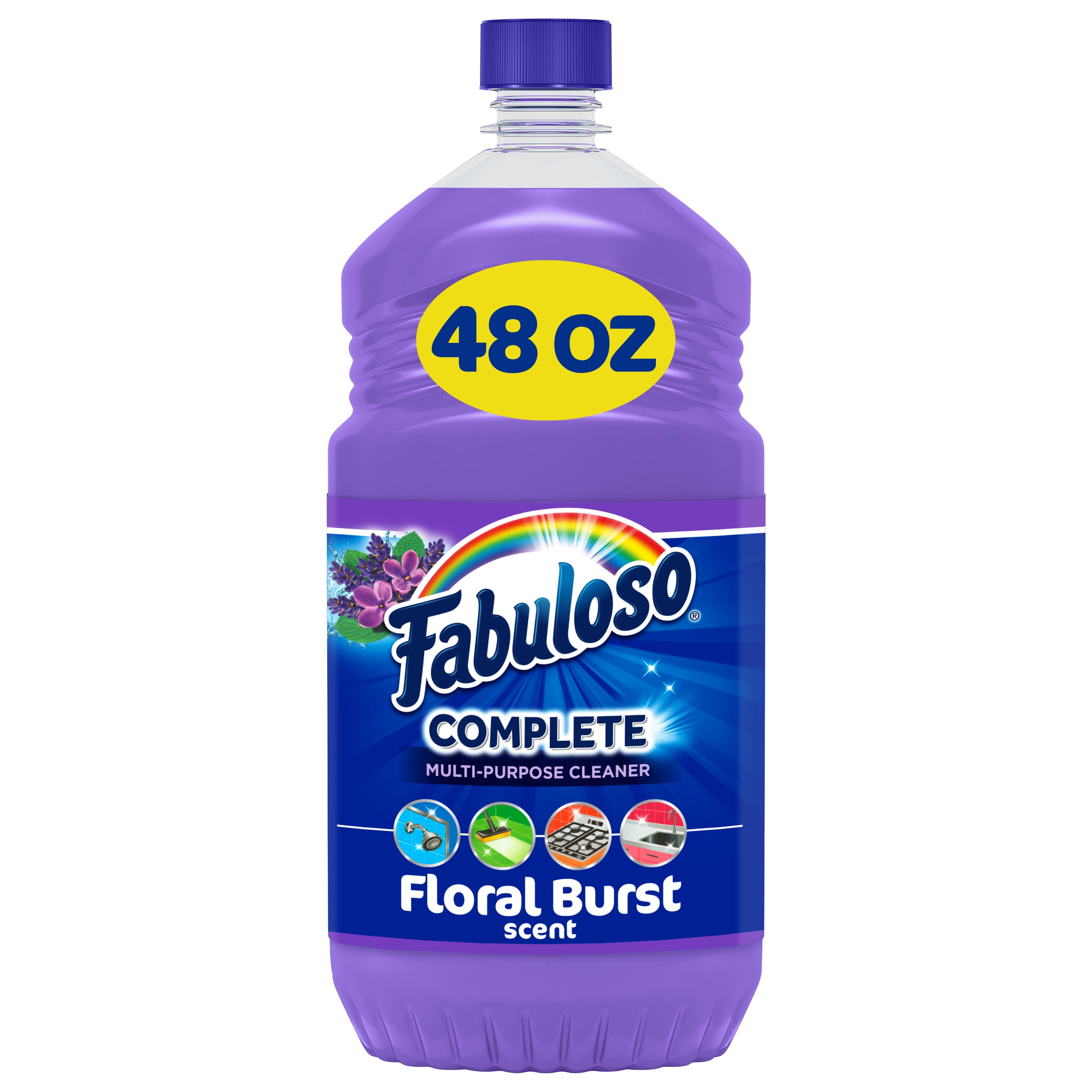 Fabuloso Complete Liquid All-Purpose Cleaner, Floral Burst, 48 fl oz ...