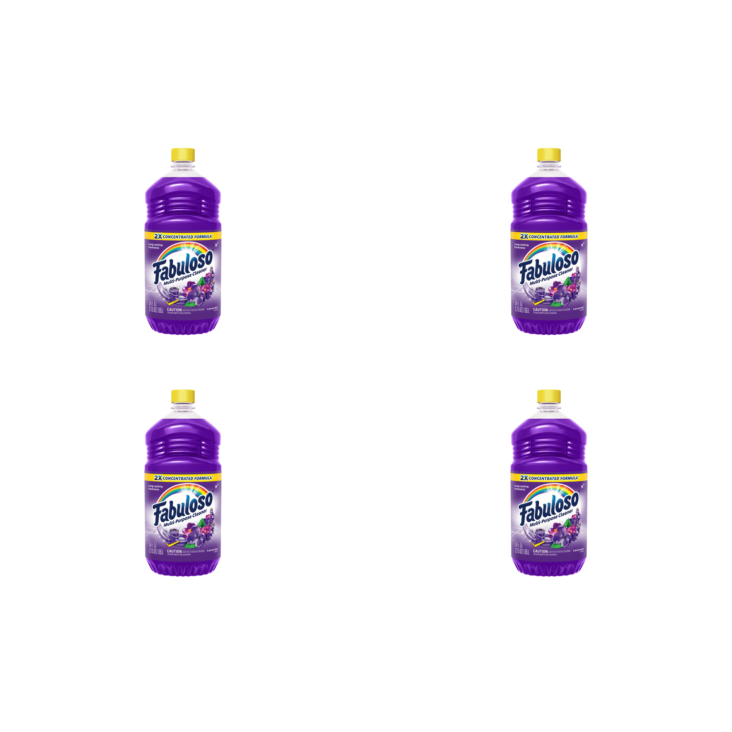 Fabuloso Lavender Multi-Purpose Cleaner, 2X Concentrated, (19 fl oz) x ...
