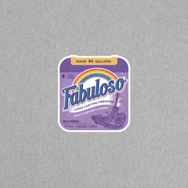 Fabuloso Long Lasting Freshness Multi-Purpose Cleaner Label ...