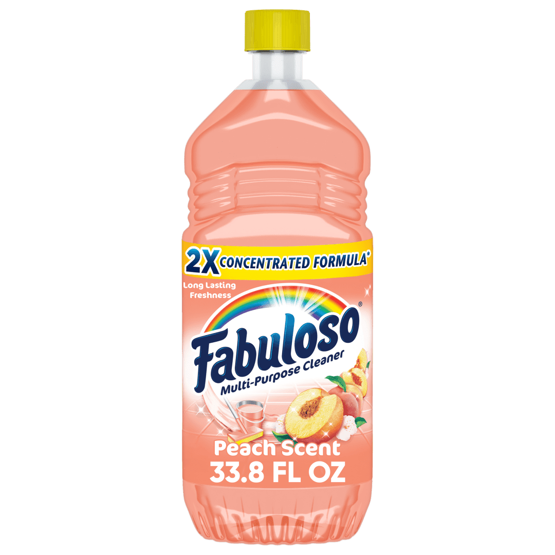 Fabuloso Multi-Purpose Cleaner, 2X Concentrated Formula, Peach Scent ...