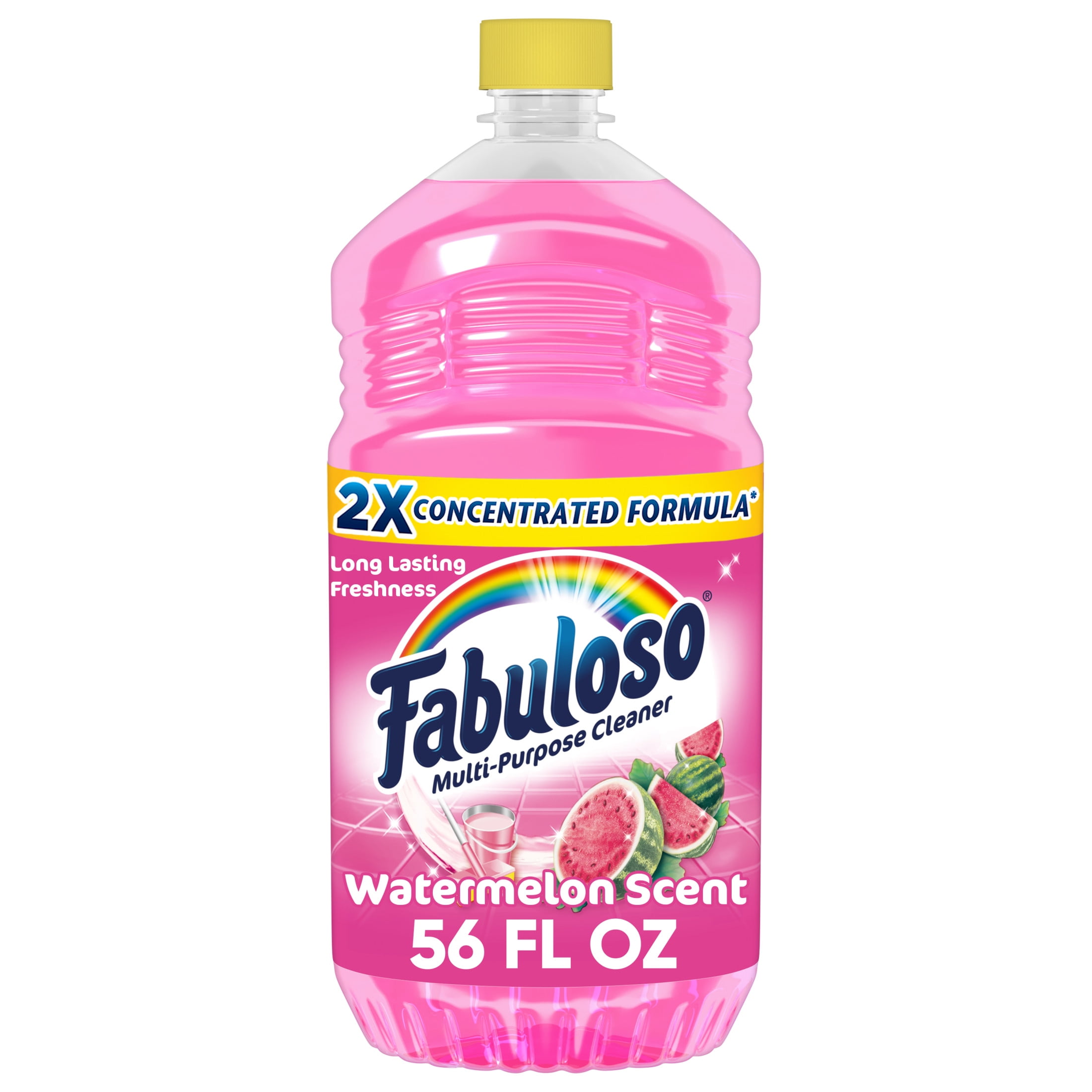 Fabuloso Watermelon Multi Surface Cleaner 56 fl oz, 2X Concentrated ...