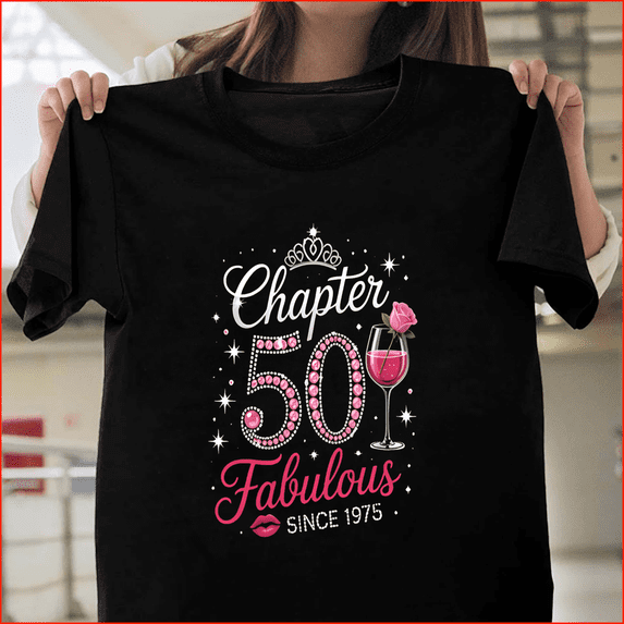 Fabulous Chapter 50 Since 1975 for 50th Birthday Style H359 V90055 ...