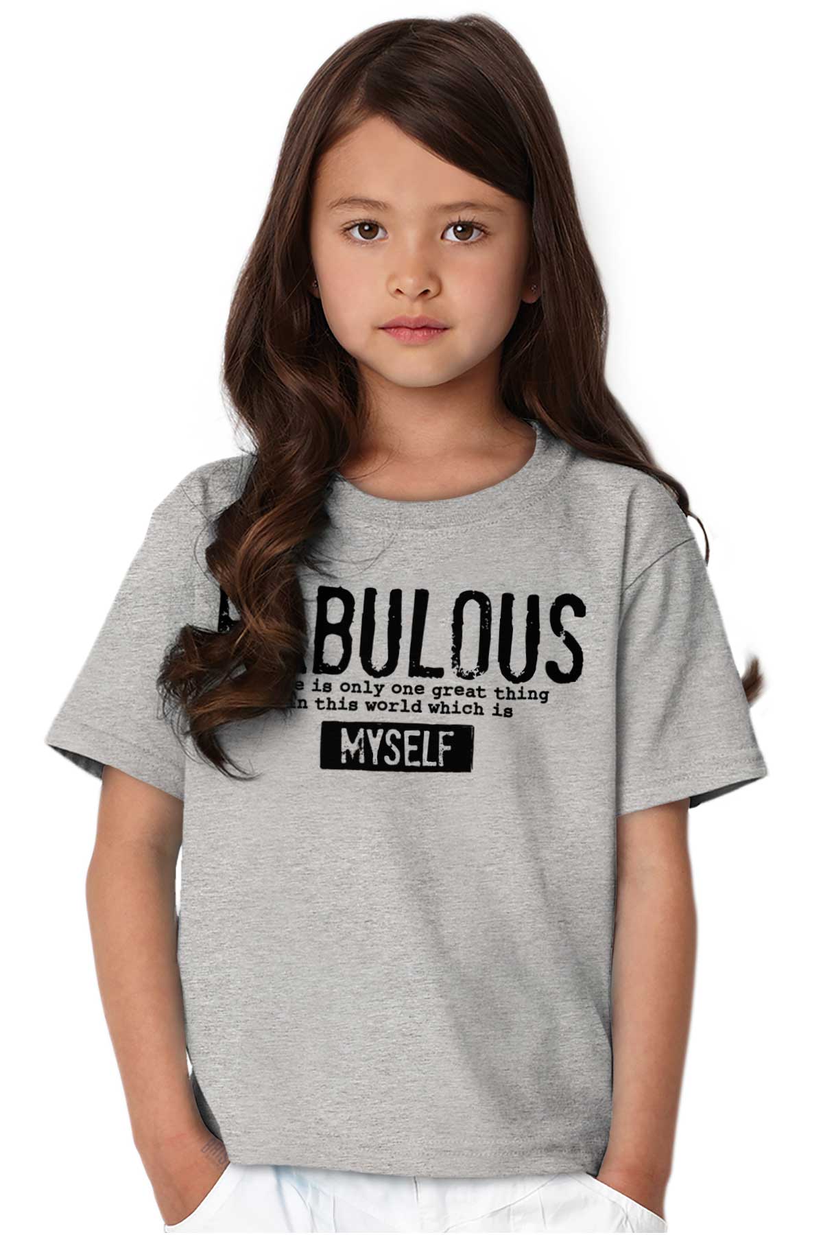 Fabulous Confidence Ironic Definition Girls Kids T Shirt Tees Teen ...