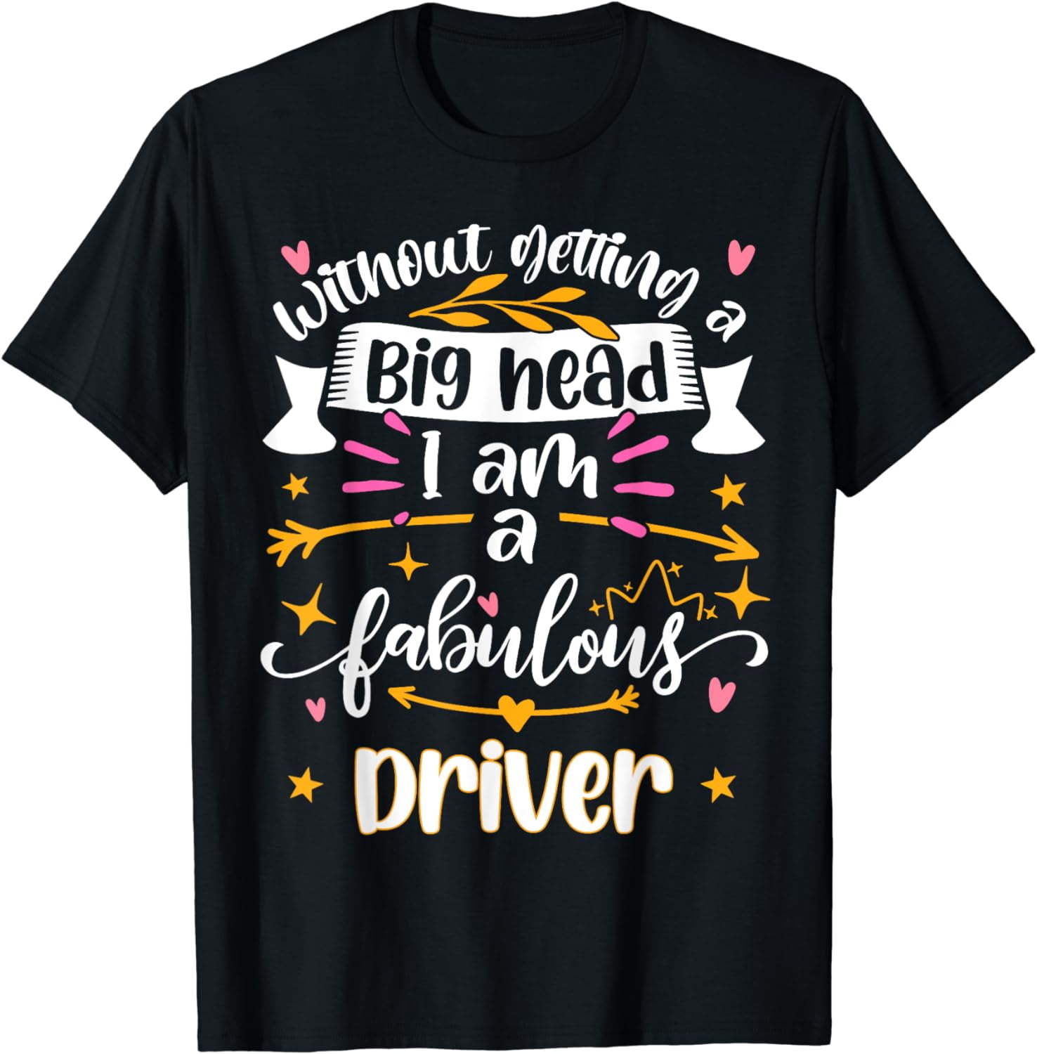 Fabulous Driver Funny Women Truck School Bus Driver T-Shirt - Walmart.com