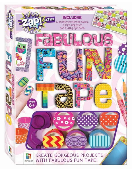 Fabulous Fun Tape Kids Book & Patterns Zap Art Craft Kit - Walmart.com