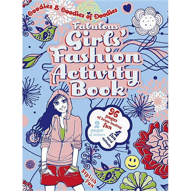 Fabulous Girls' Fashion Activity Book (Paperback) - Walmart.com